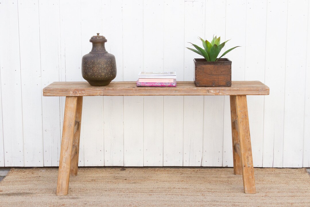 Rustic Farmhouse Console Table, Country-style Console Table, Reclaimed ...