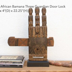 Antique Carved Wood Door Lock: African Tribal Art - Etsy