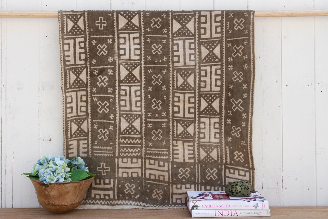 West African Tribal Pattern Mudcloth, West African Tribal Mudcloth ...