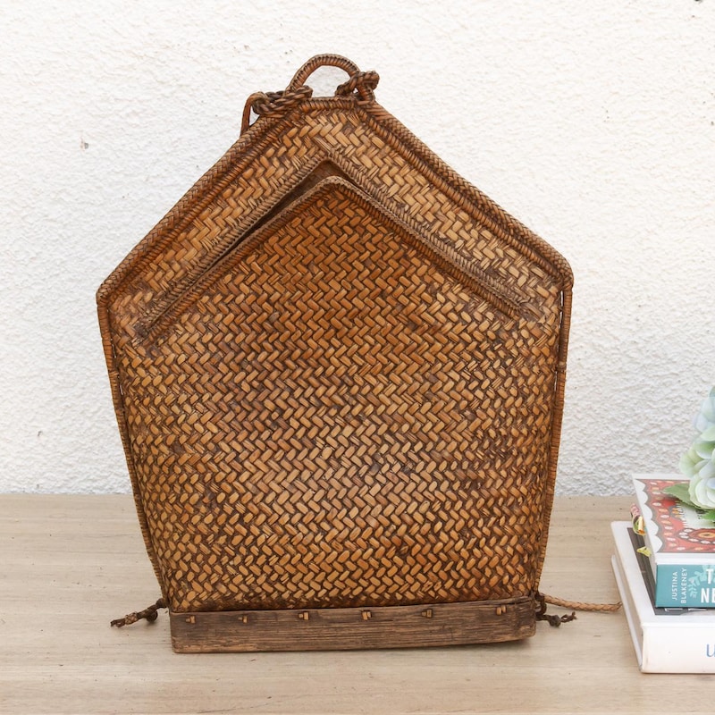 Rattan Backpack - Etsy