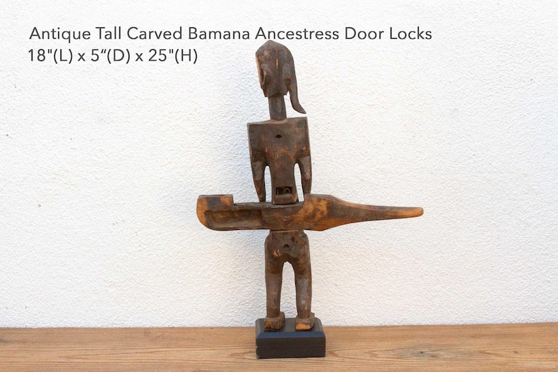 Antique Carved Wood Door Lock: African Tribal Art - Etsy