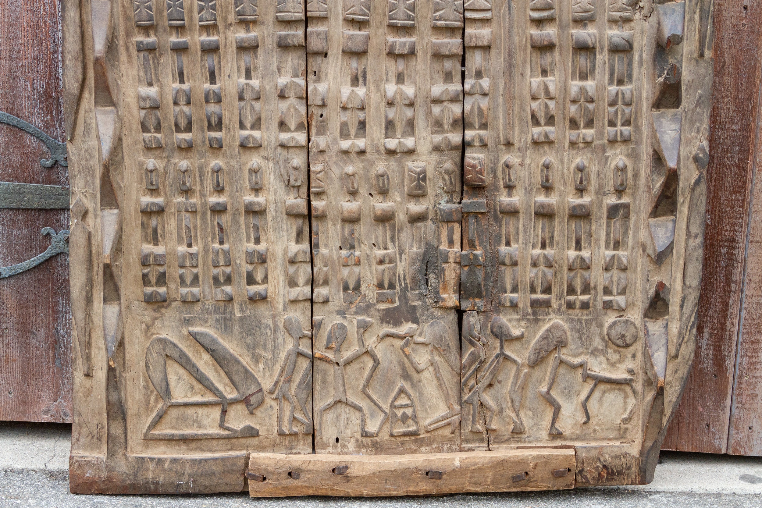 Antique oxidized Senufo Door,Antique African Door,African Tribal Door ...