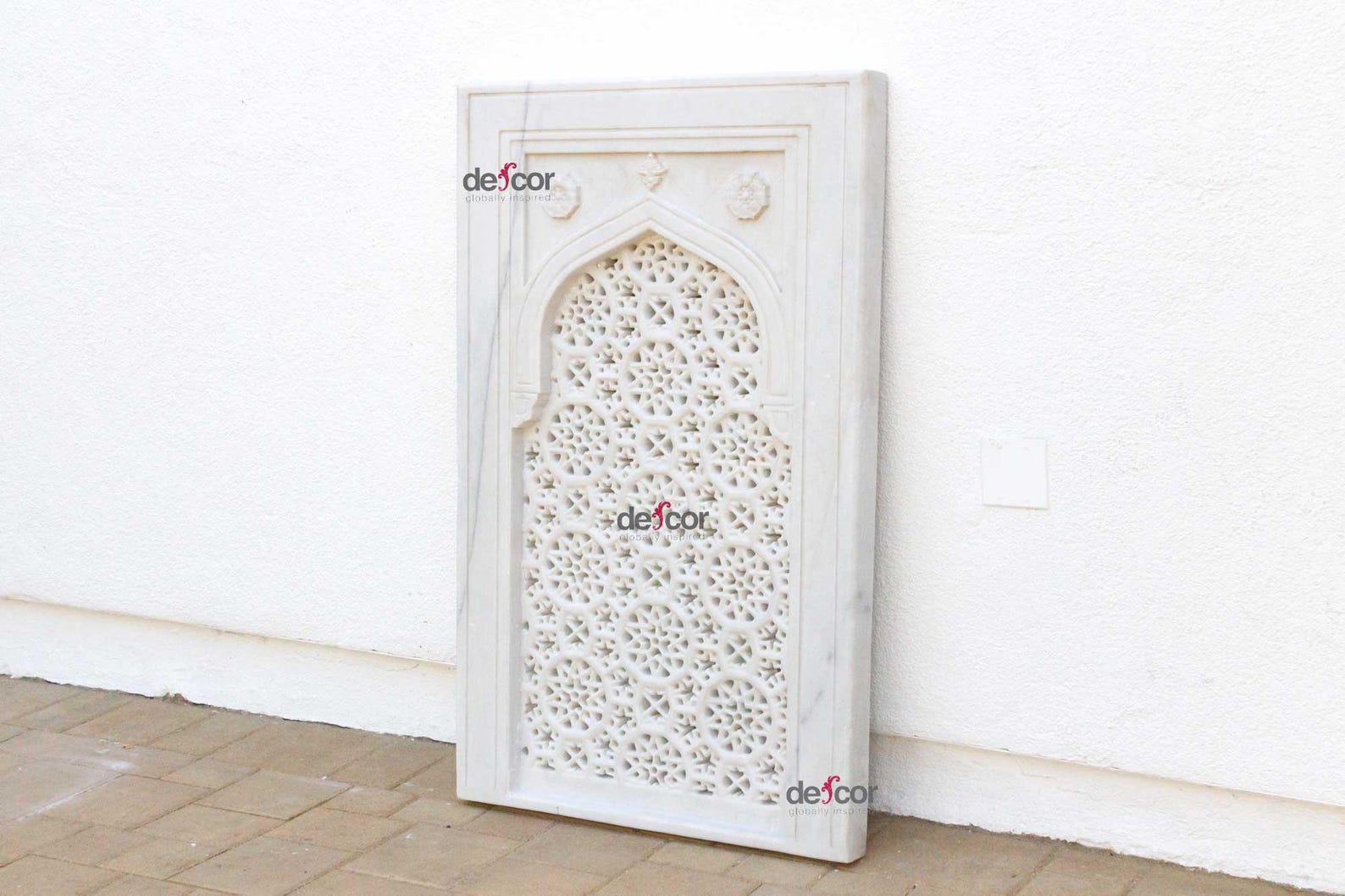Set of 2 Hand-carved Marble Jali Windows: Taj Mahal Inspired Panels - Etsy