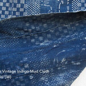 Tribal Life Vintage Indigo Mud Cloth, Ancient Echoes Malian Mud Cloth, Navira Indigo Mud Cloth ...