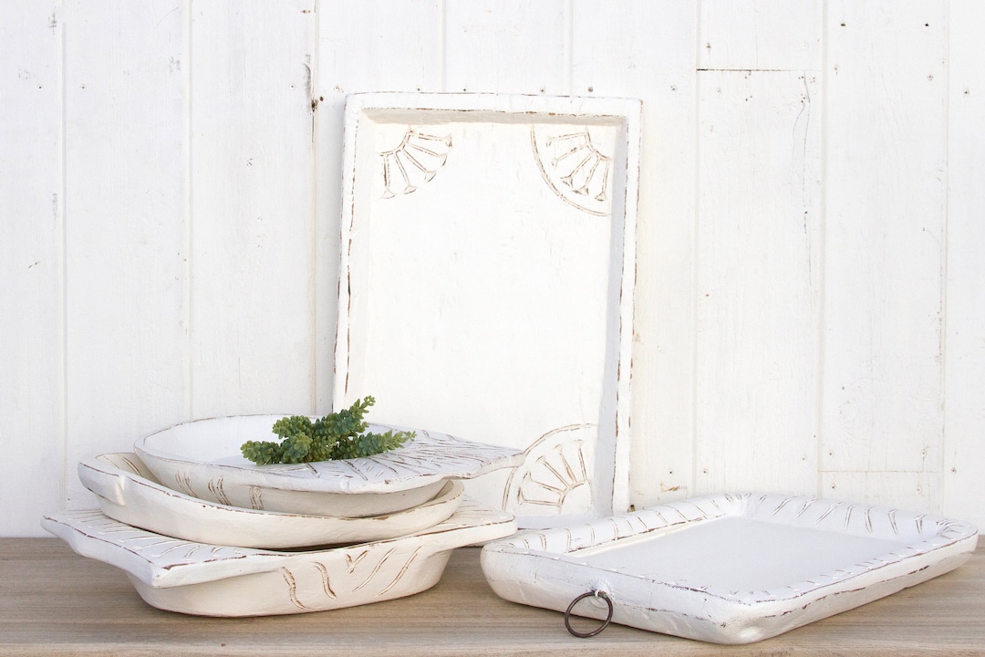 Carved Vintage Swat Valley Tray, Dough Wooden Antique Tray,primitive ...