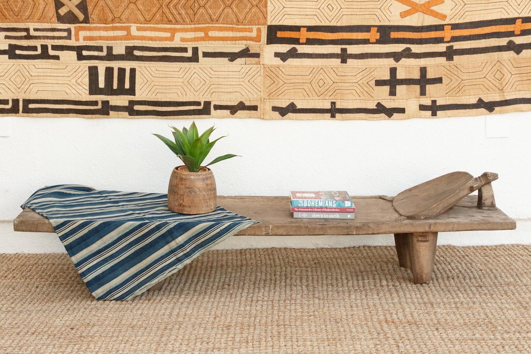 Luxury Tribal Decor, Antique Senufo Bed, Handcarved Wooden Bed, Ethnic ...