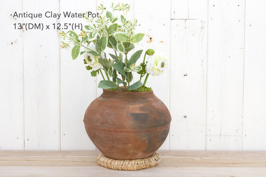 Large African Tribal Pot Antique Round African Water Pot - Etsy