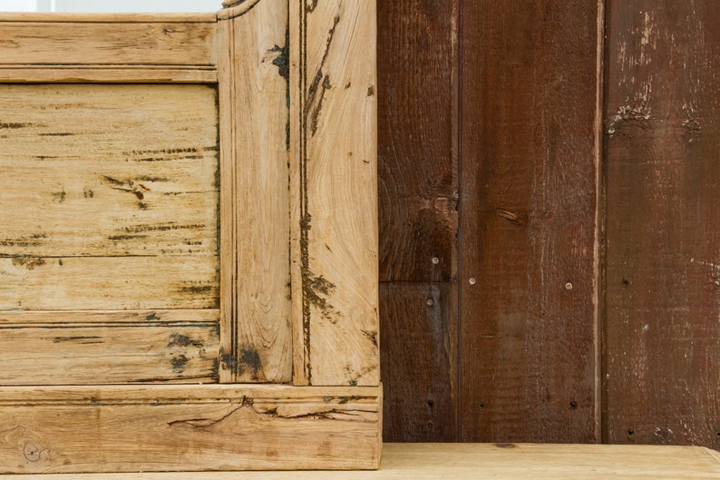 Antique Indian Bleached Mandwa Arch Mirrorantique Indian Wall - Etsy