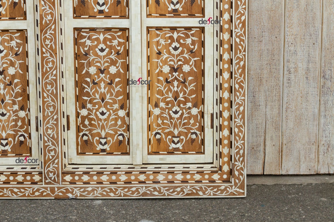 Royal Arched Mihrab Marquetry Window Panel Architectural | Etsy