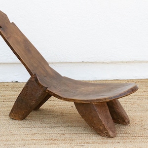 Antique Dagalo Lobi Primitive Chair,african Tribal Chair,hand Carved ...