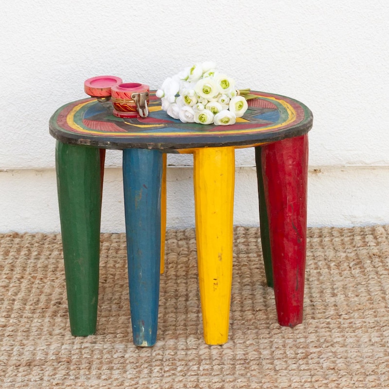 African Side Table - Etsy