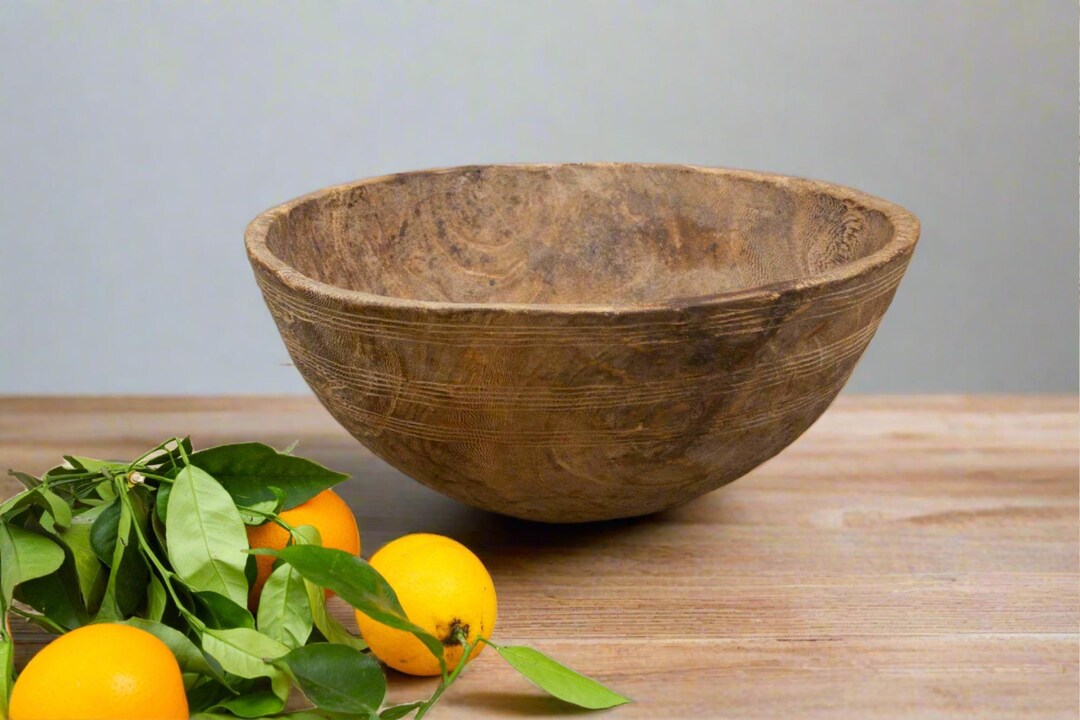 Primitive African Tuareg Bowl, Antique Wooden Tribal Fruit Bowl ...
