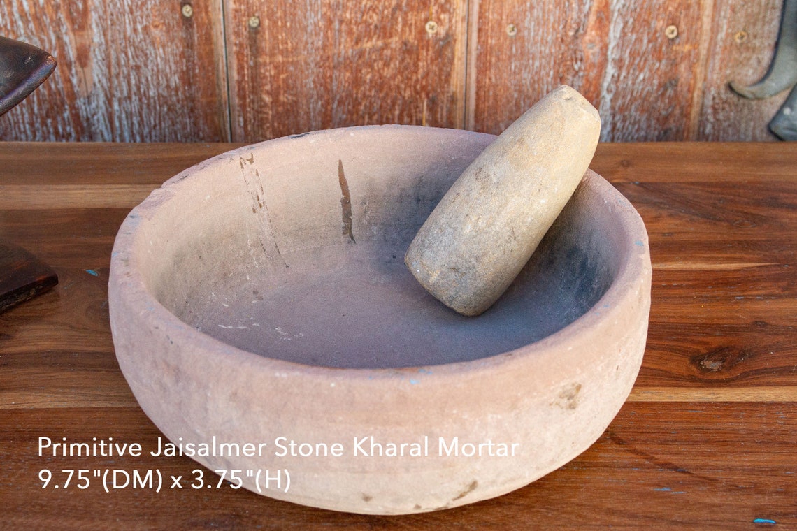 Karoli Stone Kharal Mortar Bowl Stone Haral Mortar and - Etsy