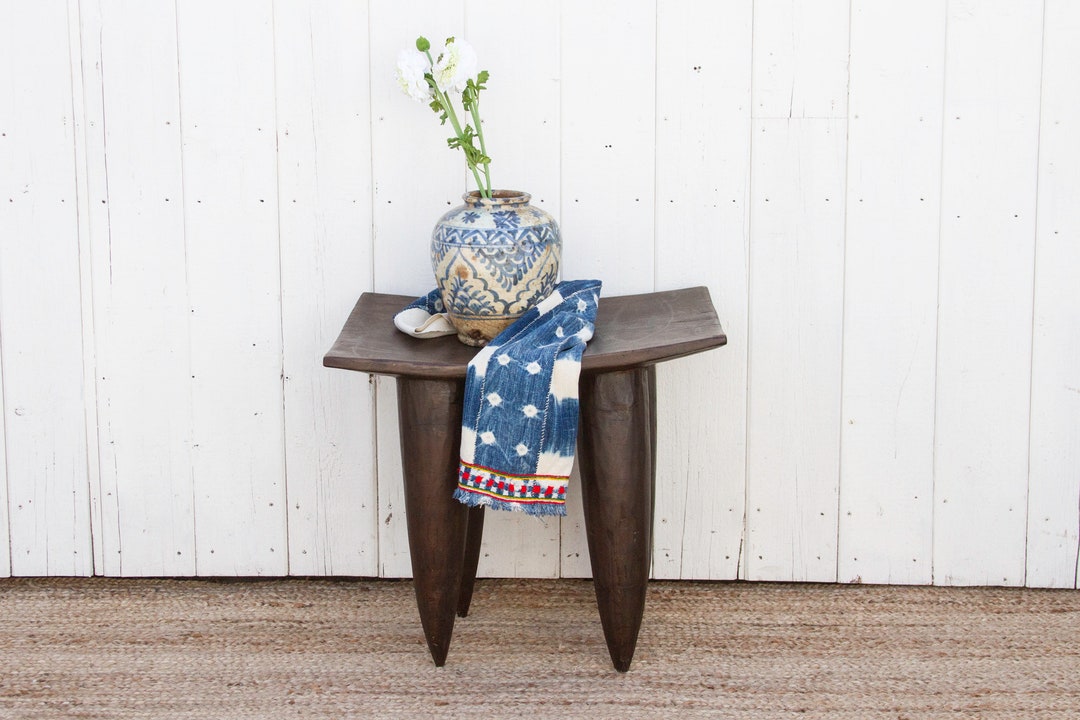 Tall Rectangular African Senufo End Table, 50% Off! Free Shipping ...