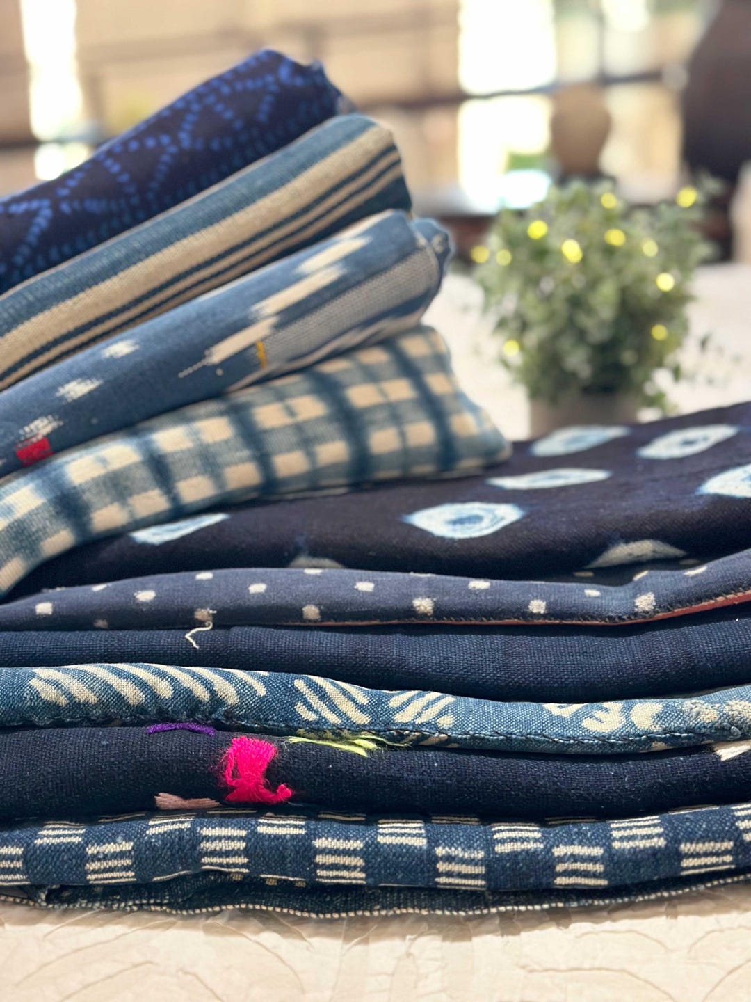 Floral Vintage Mud Cloth Masterpiece, Tribal Fade Vintage Mud Cloth ...