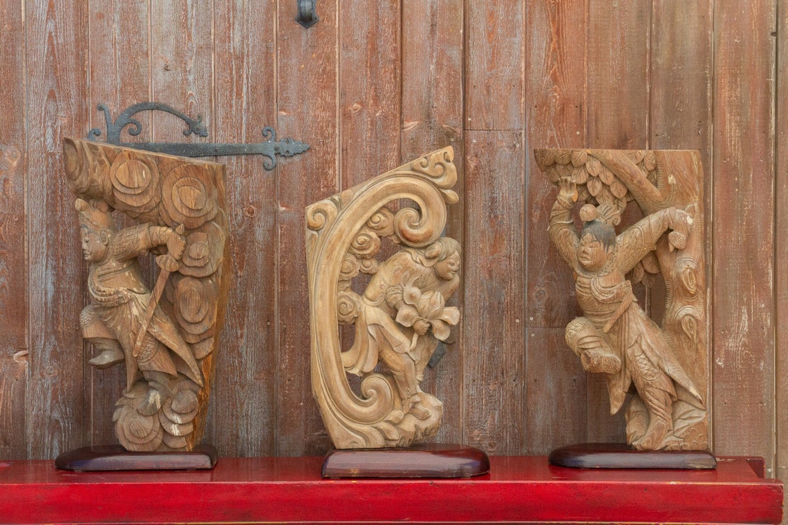 Antique Chinese Carved Architectural Corbel Antique Chinese - Etsy