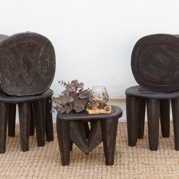 African Side Table - Etsy