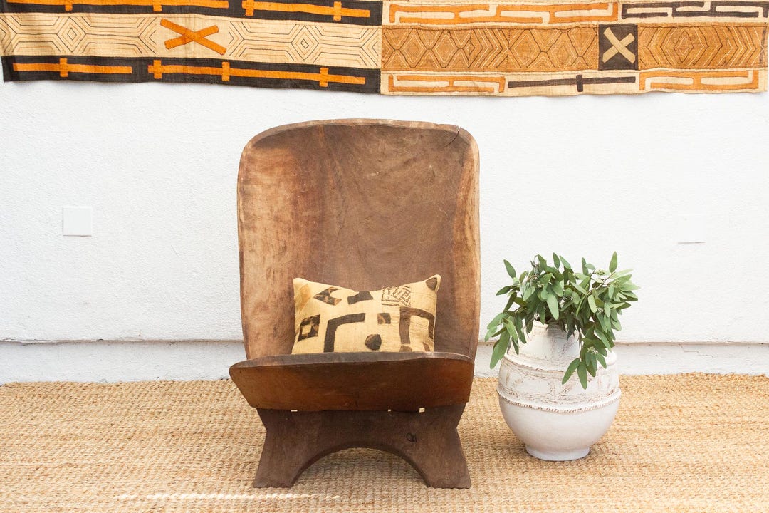 Large African Stargazer Safari Chair, African Stargazer Chair, Vintage ...
