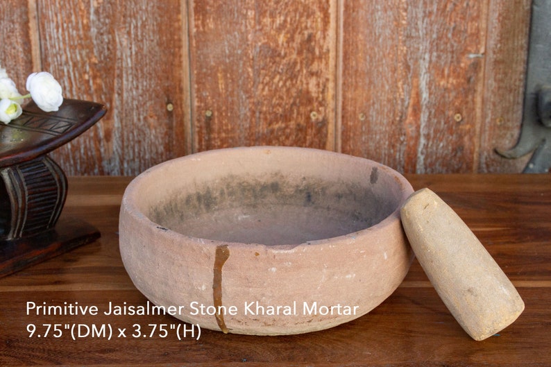 Karoli Stone Kharal Mortar Bowl Stone Haral Mortar and - Etsy