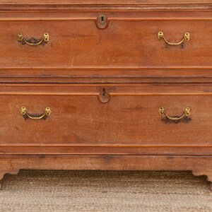 Antique Colonial Teak Chest on Chest, Antique Tallboy Dresser, Colonial ...