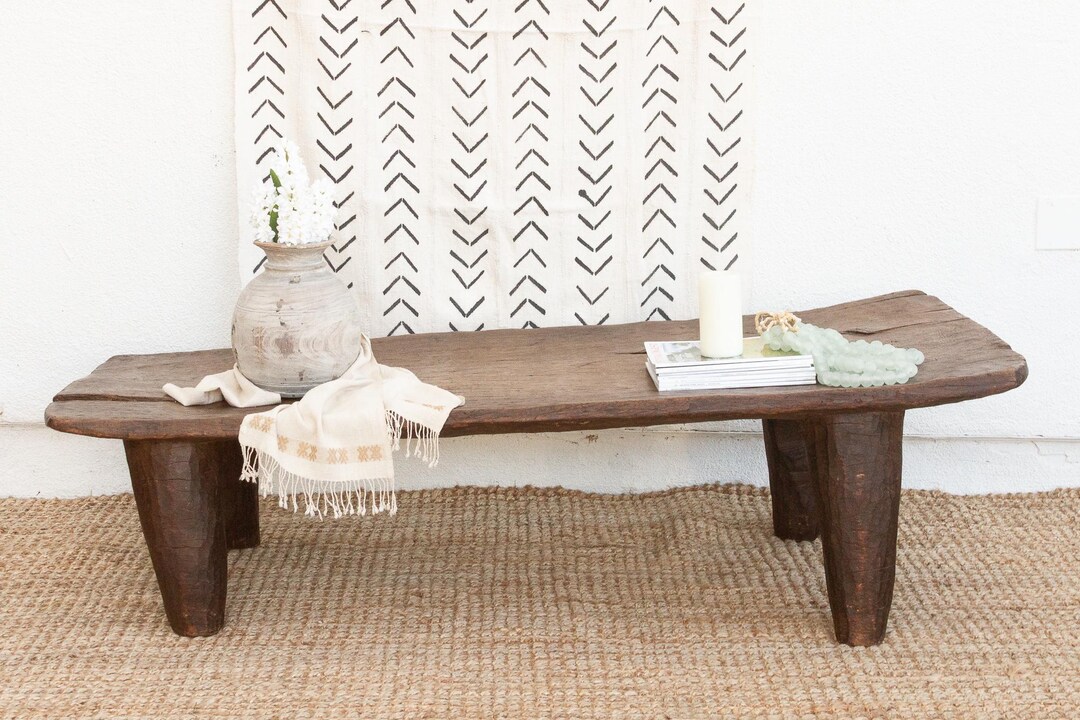 Chike African Senufo Rustic Low Table, Senufo Tribal Coffee Table ...