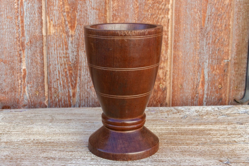 Antique Large Nedun Goblethand-carved Wooden Gobletflower - Etsy