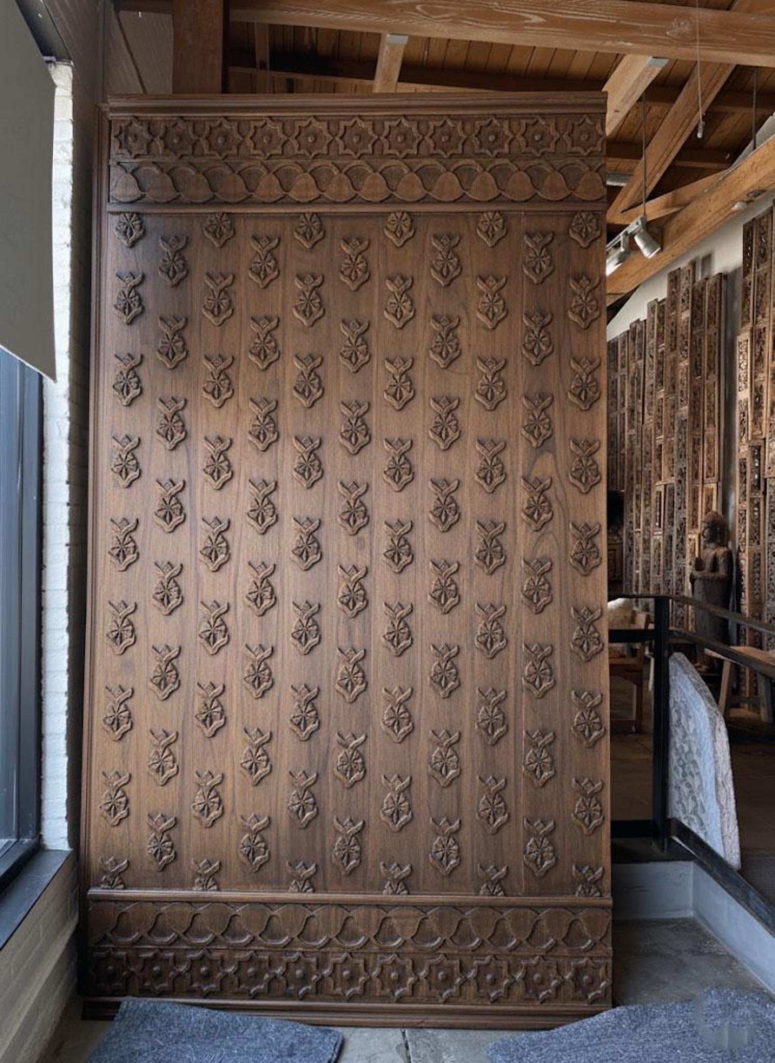 Artisan Carved Teak Wall Paneling – Custom Handcrafted Wood Design ...