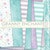 12 Digital Papers Teal, Gray, Pink, and Green Soft Patterns for Digital ...