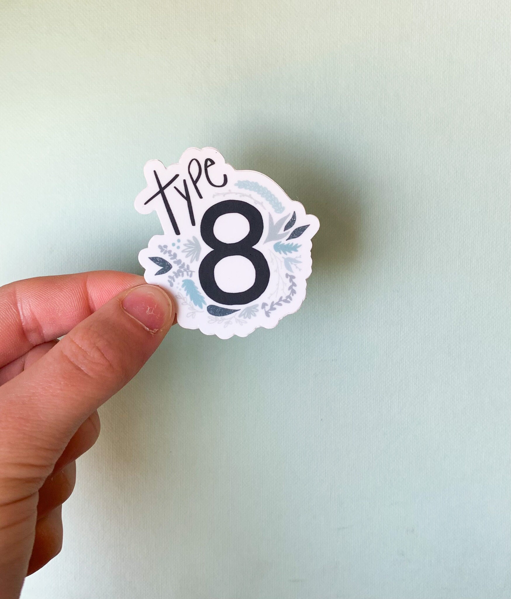 Enneagram Type 8 Sticker || Eight Decal || Laptop, Water Bottle ...