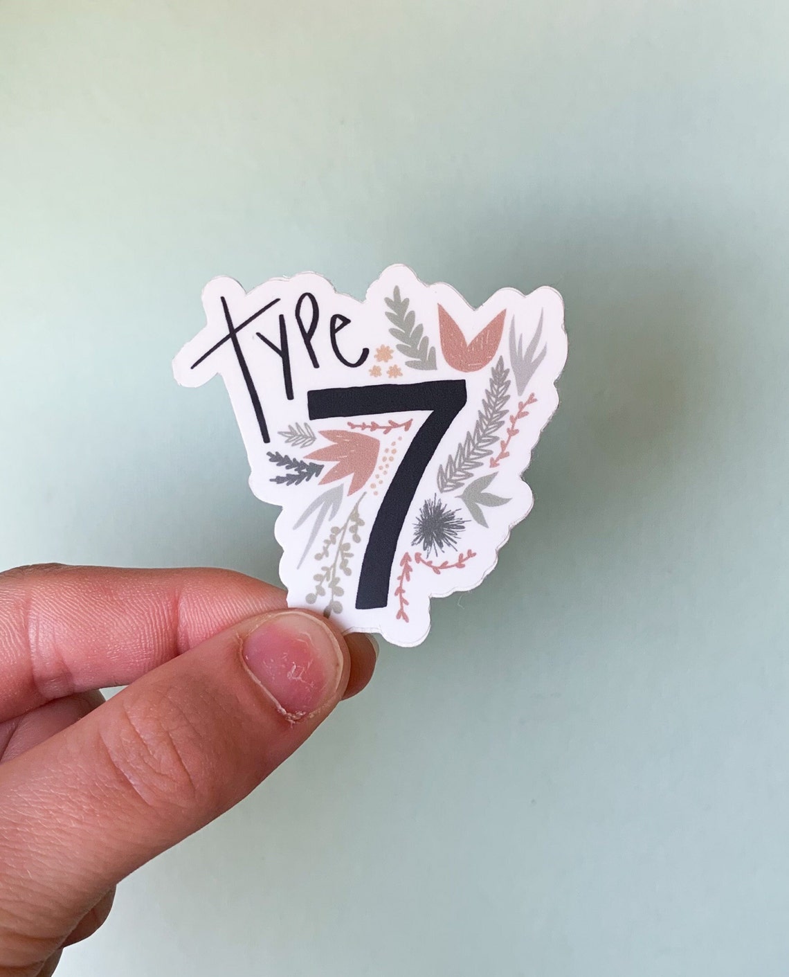 Enneagram Type 7 Sticker || Seven Decal || Laptop, Water Bottle ...