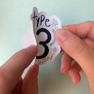 Enneagram Type 3 Sticker || Three Decal || Laptop, Water Bottle ...