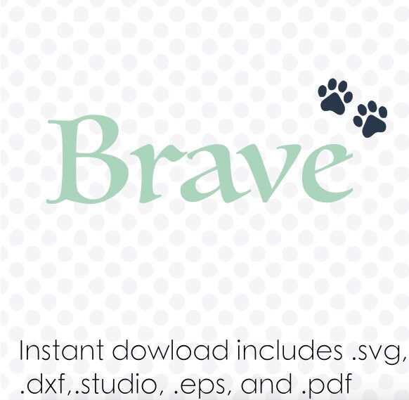 Brave font svg file alphabet instant download zipped .dxf | Etsy