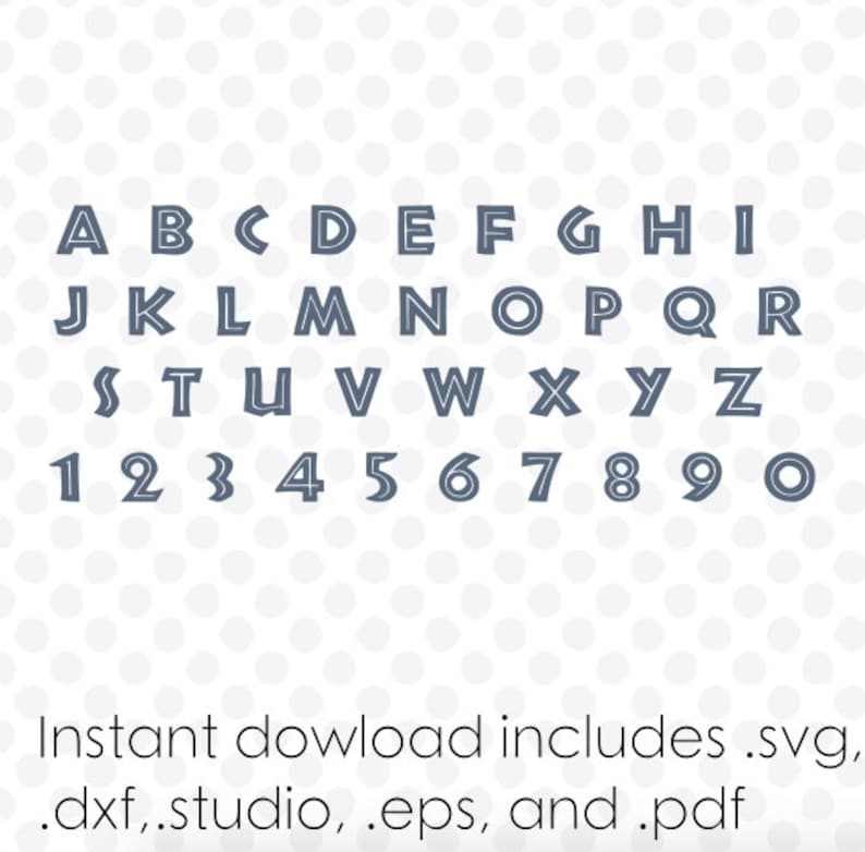 Simba Font Svg File Alphabet Instant Download Zipped .dxf - Etsy