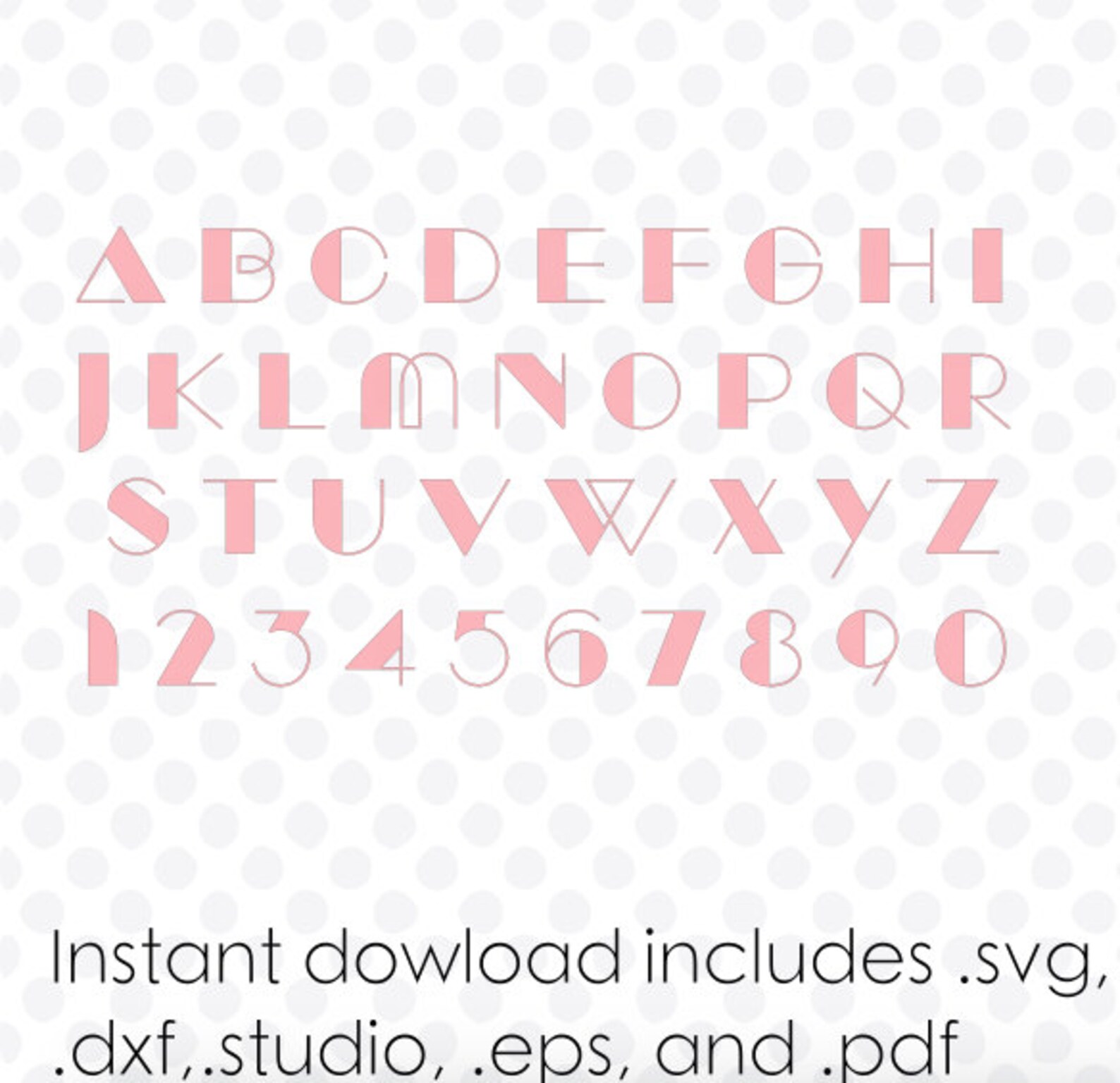 Contemporary Font Svg File Alphabet Instant Download Zipped - Etsy