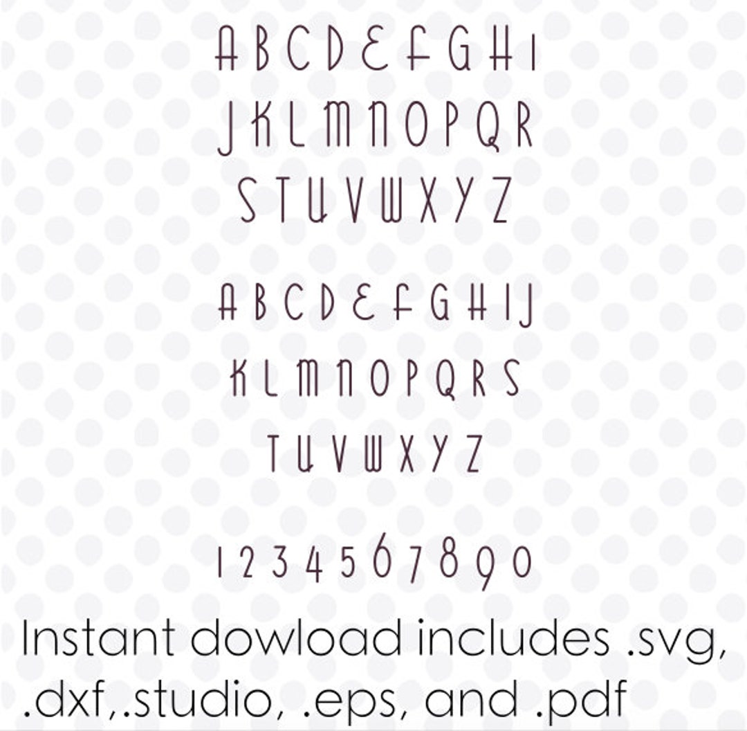 Thunderbird Font File Instant Download ( Zipped .dxf .svg .eps and ...