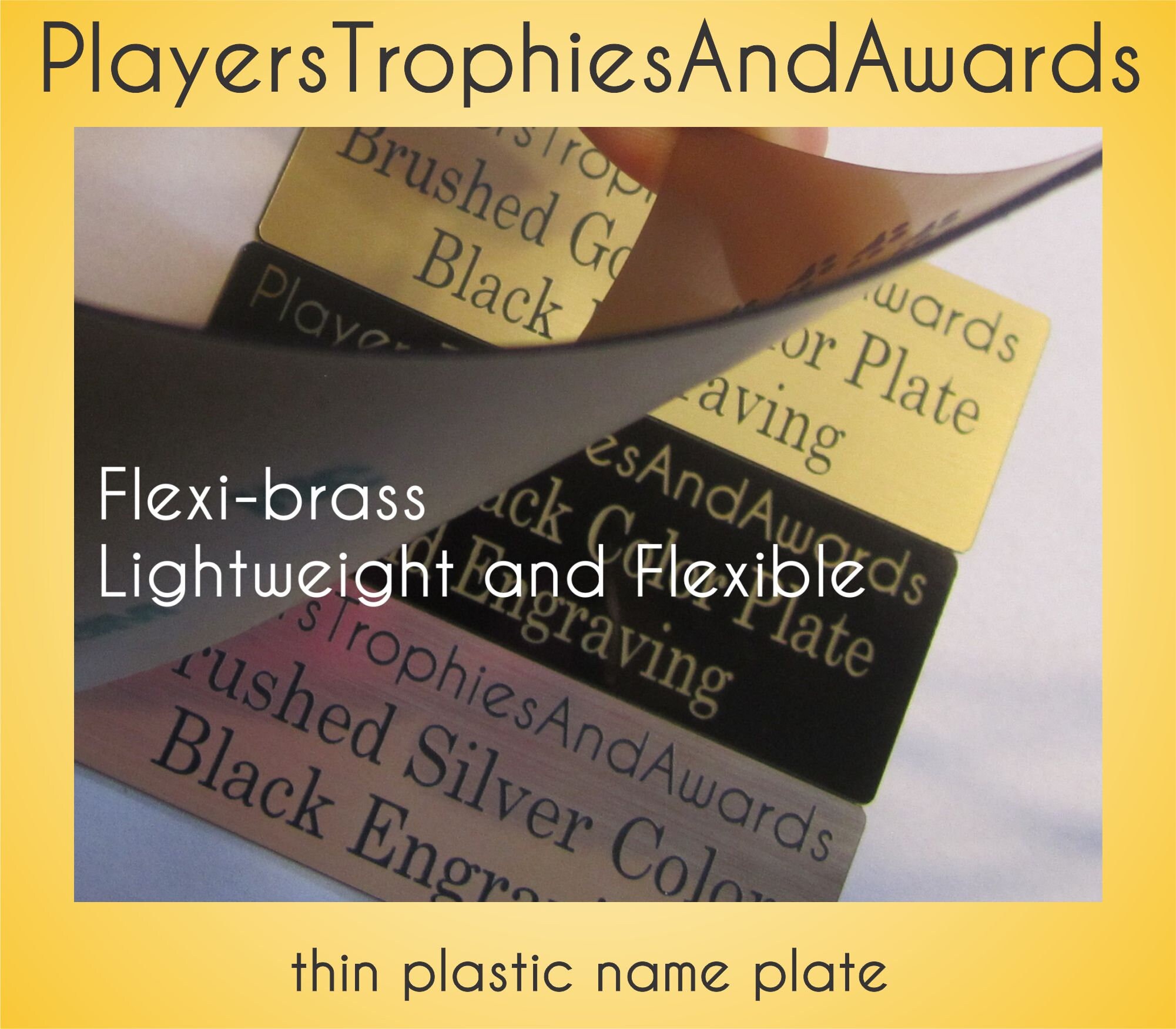 Engraved Name Plate THIN Plastic Name Tag Custom Laser - Etsy
