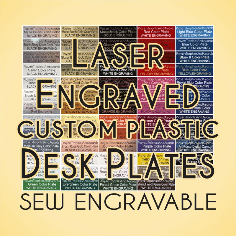 Laser Engraved Name Plates - Etsy