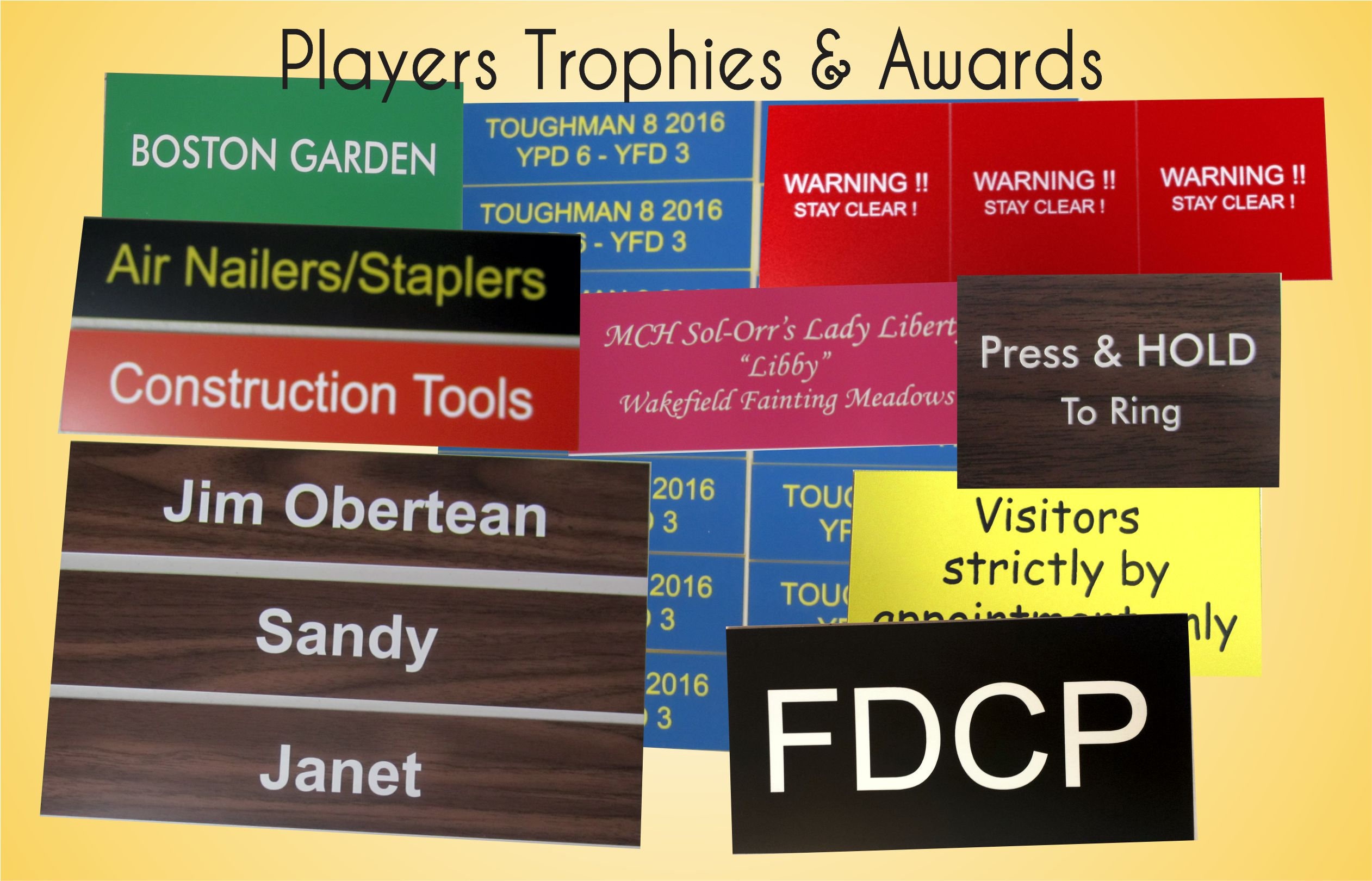 DESK PLATE 3 X 10 Plastic Name Plate Custom Engraving - Etsy