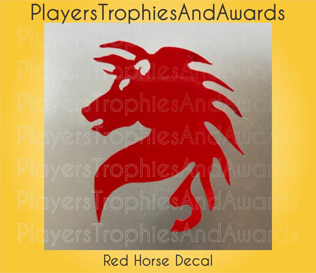 New Red Horse Vinyl Decal Variety of Sizes Air Force Red Horse Sticker ...
