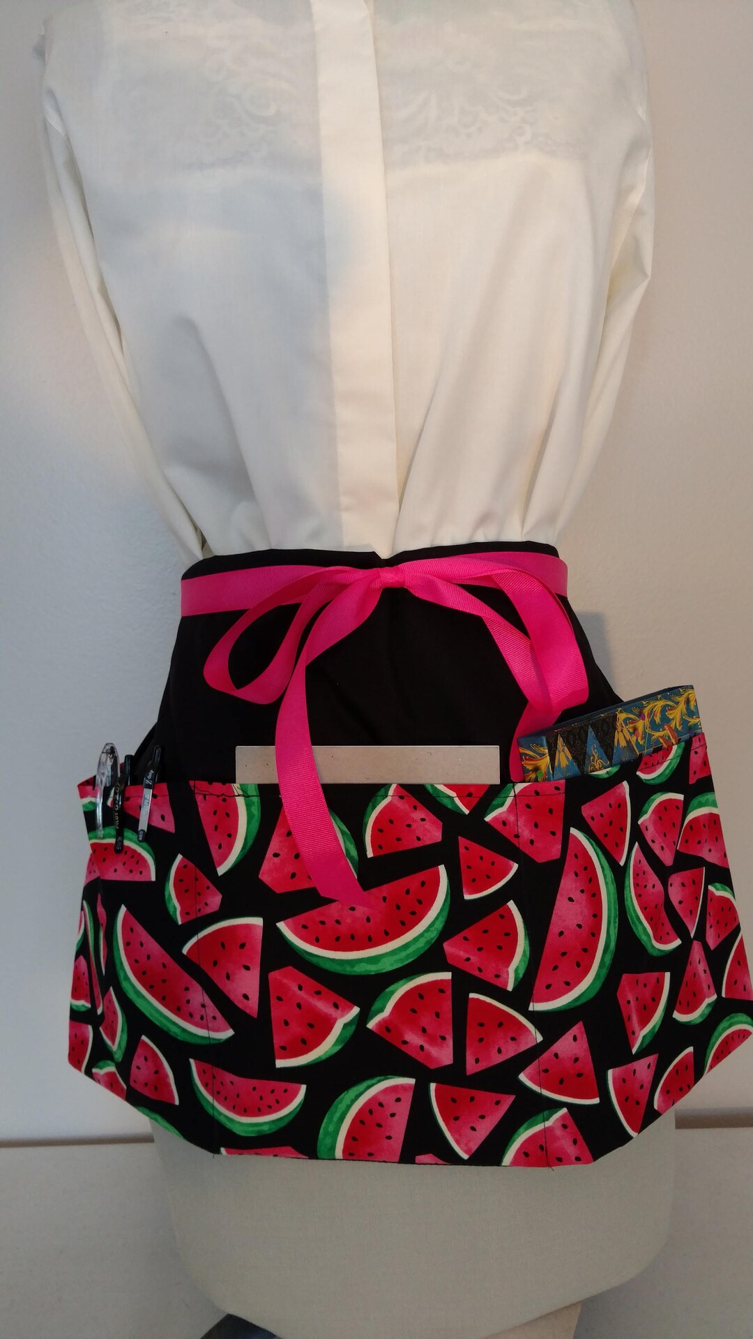 Watermelon Server Apron, Waist Apron - Etsy