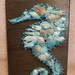 Seahorse W/ Seashells String Art - Etsy