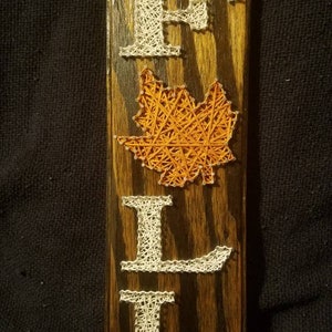 Autumn/fall String Art Wall Decor (varying Sizes & Designs) - Etsy