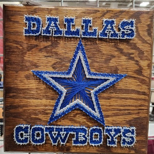 Dallas Cowboys String Art Sign With or Without Initials - Etsy