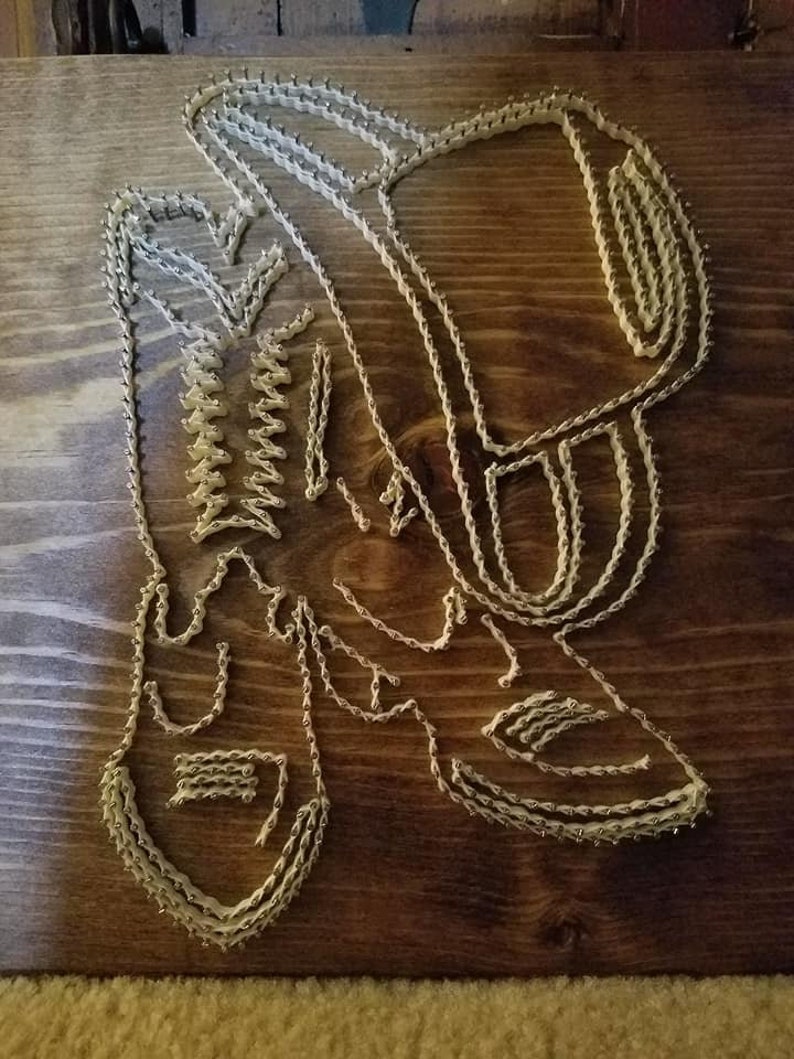 Boots & Cowboy Hat String Art - Etsy