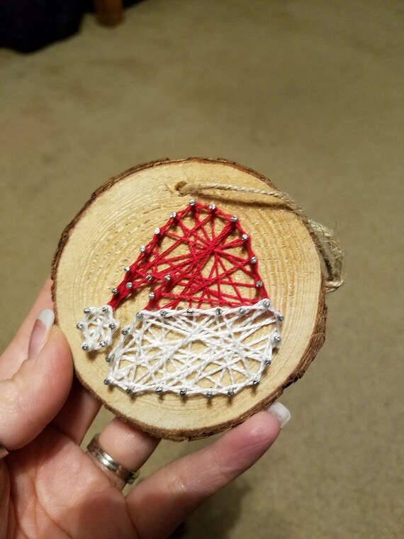 String art christmas ornaments | Etsy