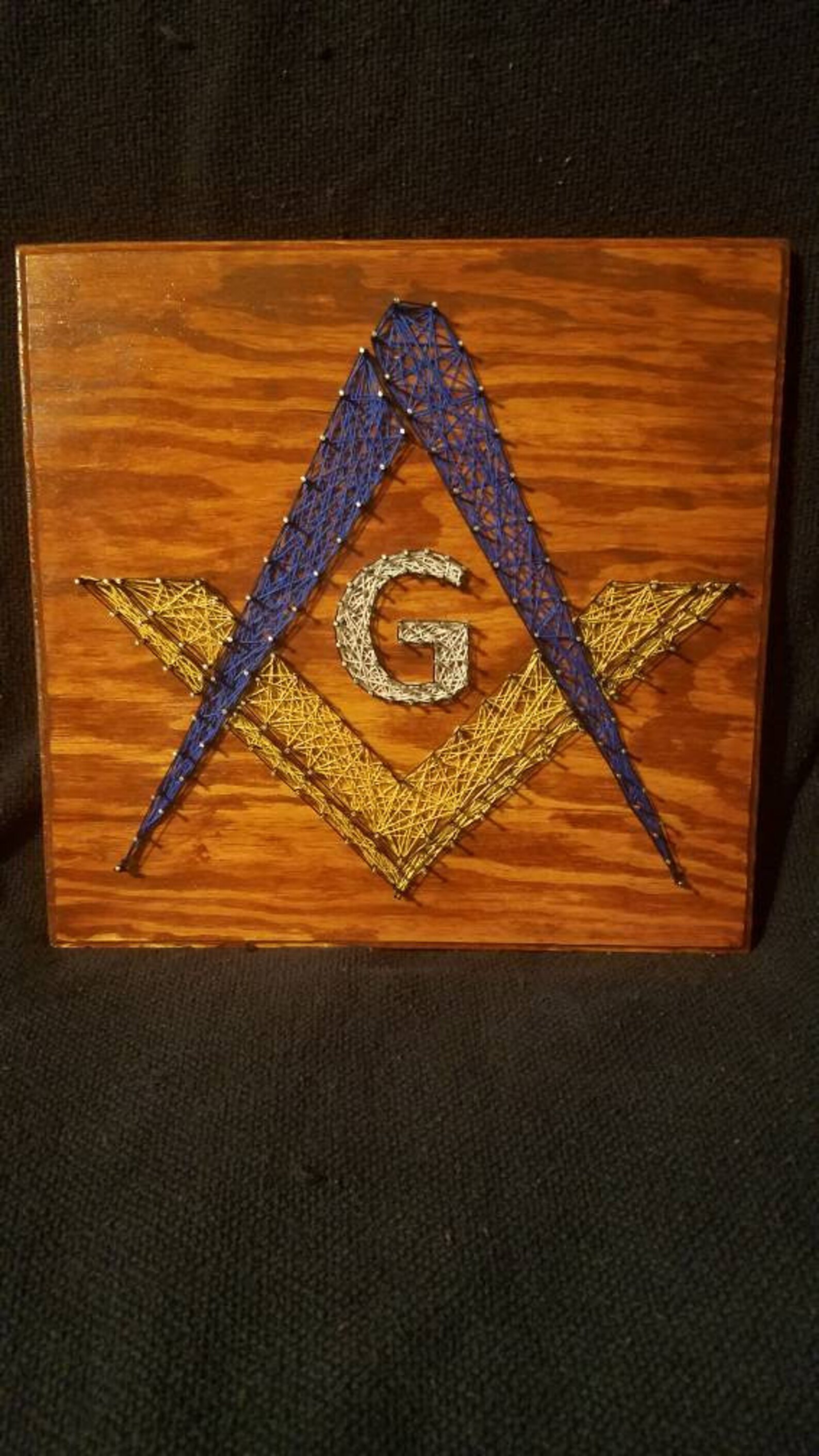 Masonic Square & Compass String Art Sign - Etsy