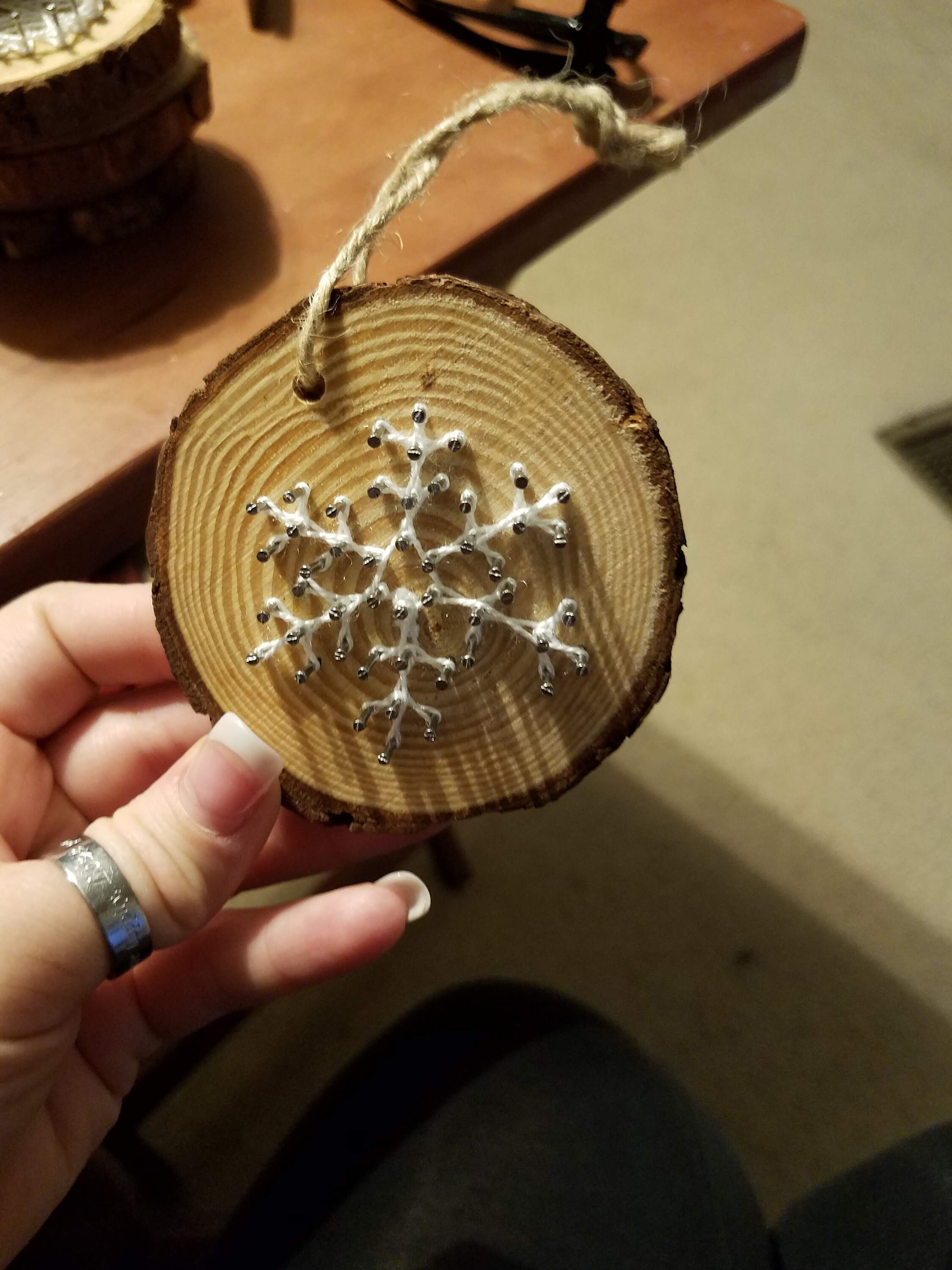 String Art Christmas Ornaments - Etsy