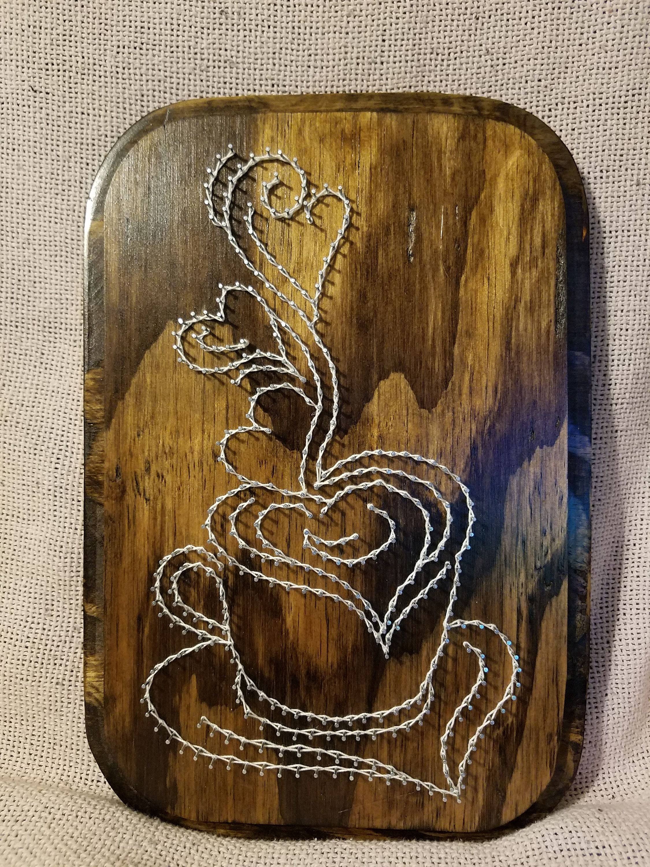 Steaming Coffee String Art Wall Decor - Etsy