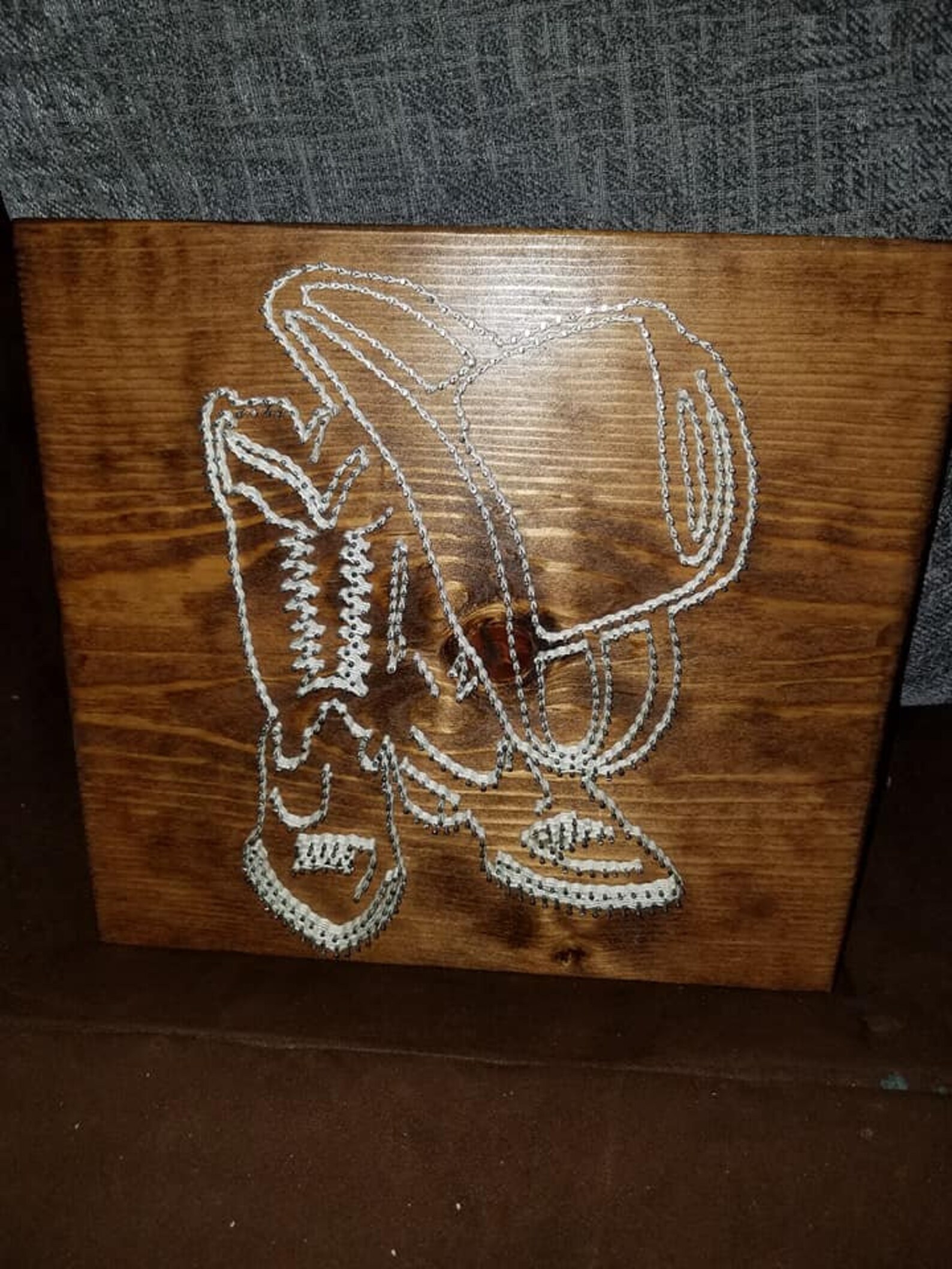Boots & Cowboy Hat String Art - Etsy