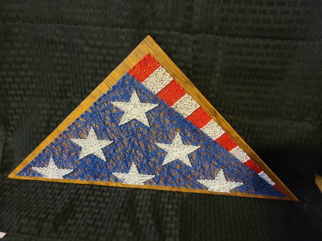 American Flag (folded & Unfolded) - Etsy